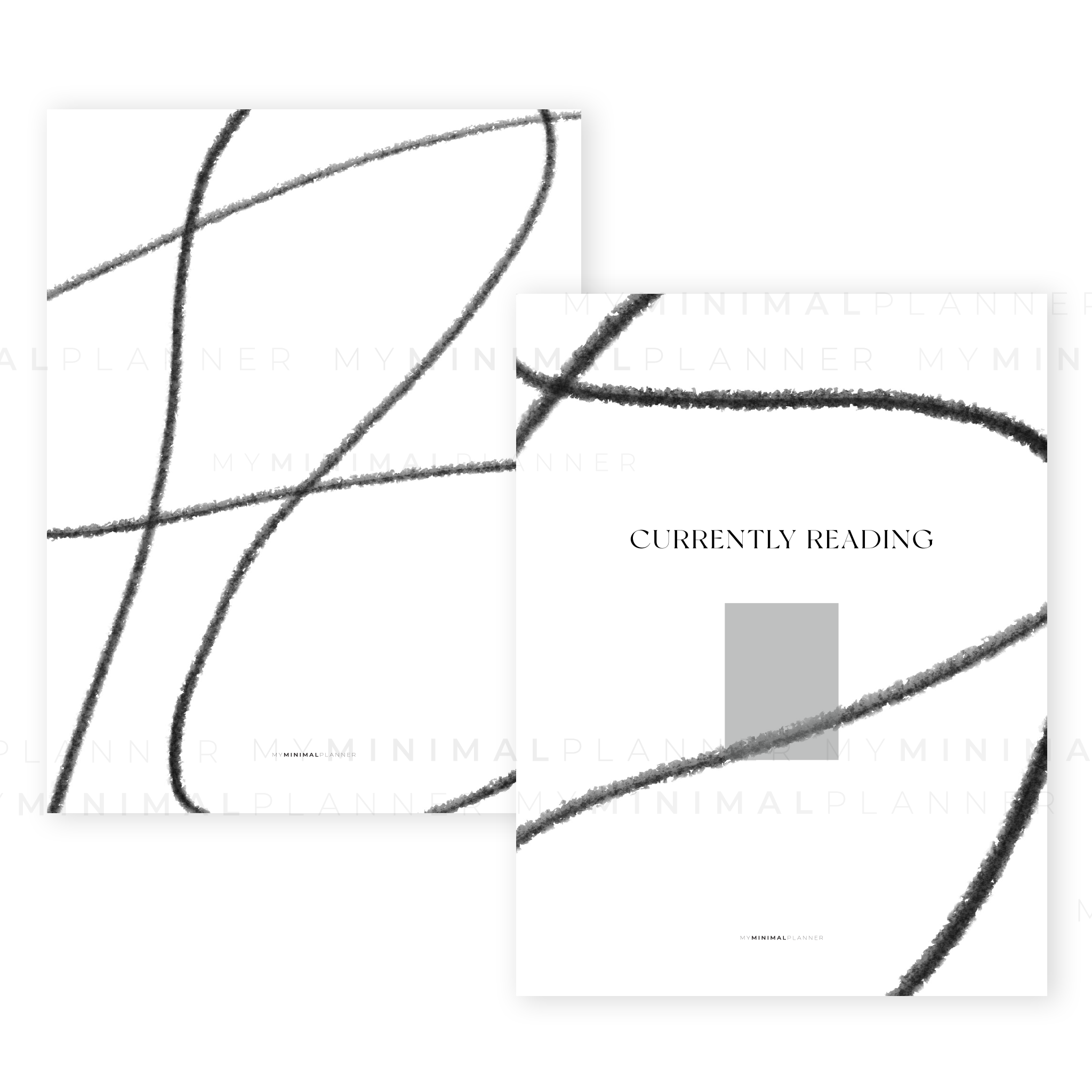 PRD197 - Currently Reading - Printable Dashboard – My Minimal Planner