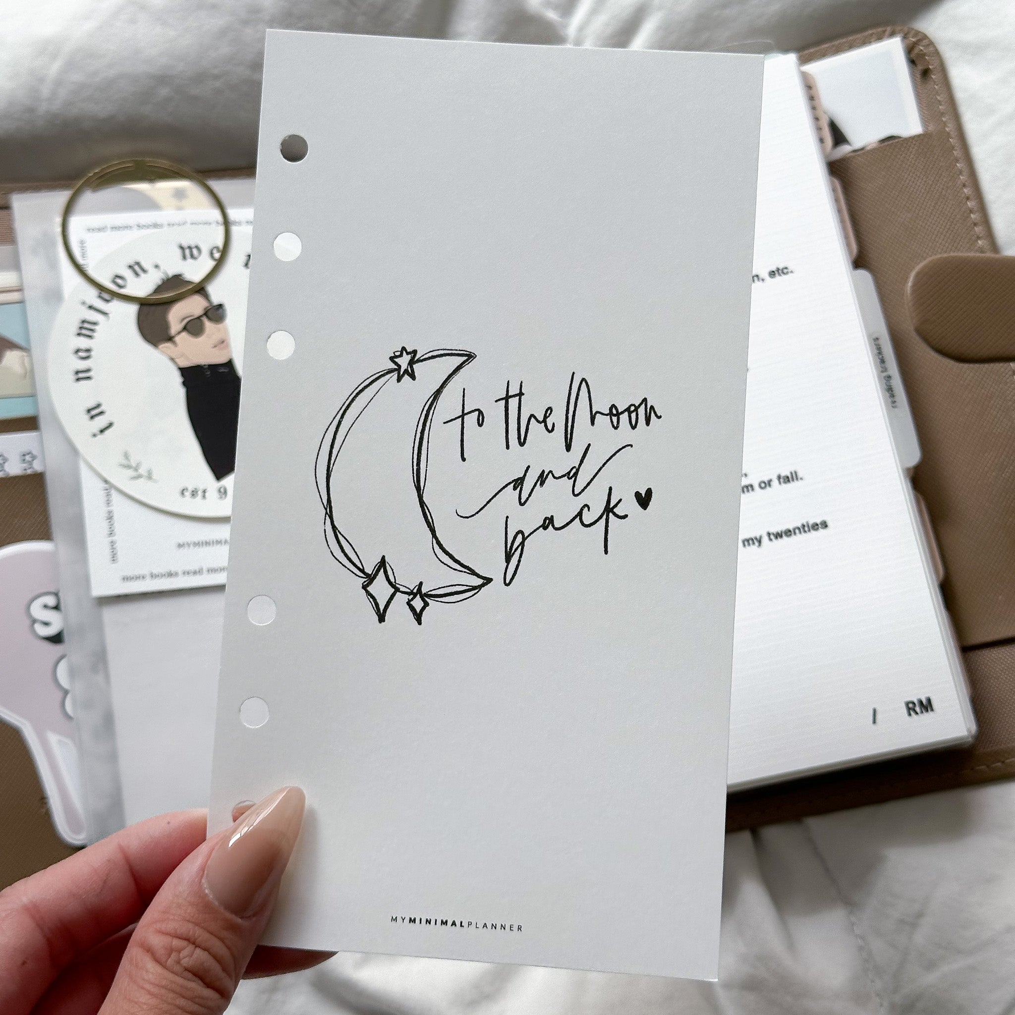 PRD191 - To the Moon and Back - Printable Dashboard – My Minimal Planner