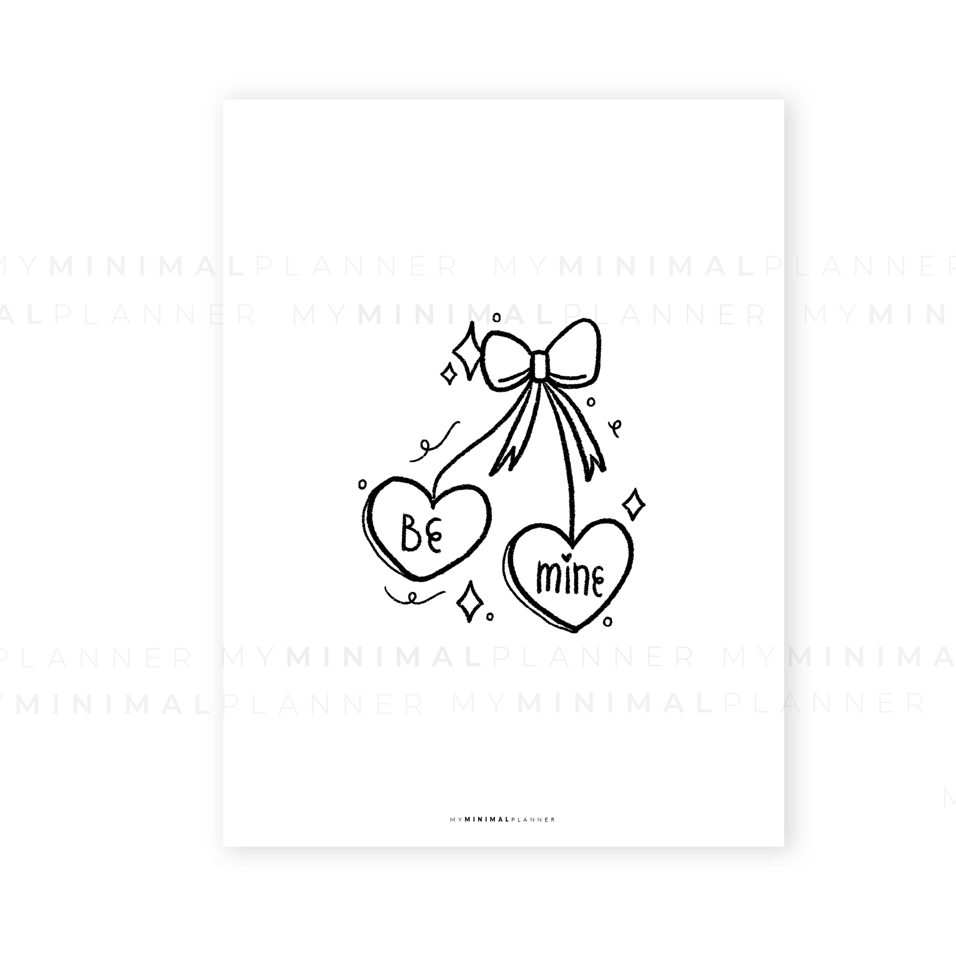 PRD200 - Cherries Be Mine - Printable Dashboard – My Minimal Planner