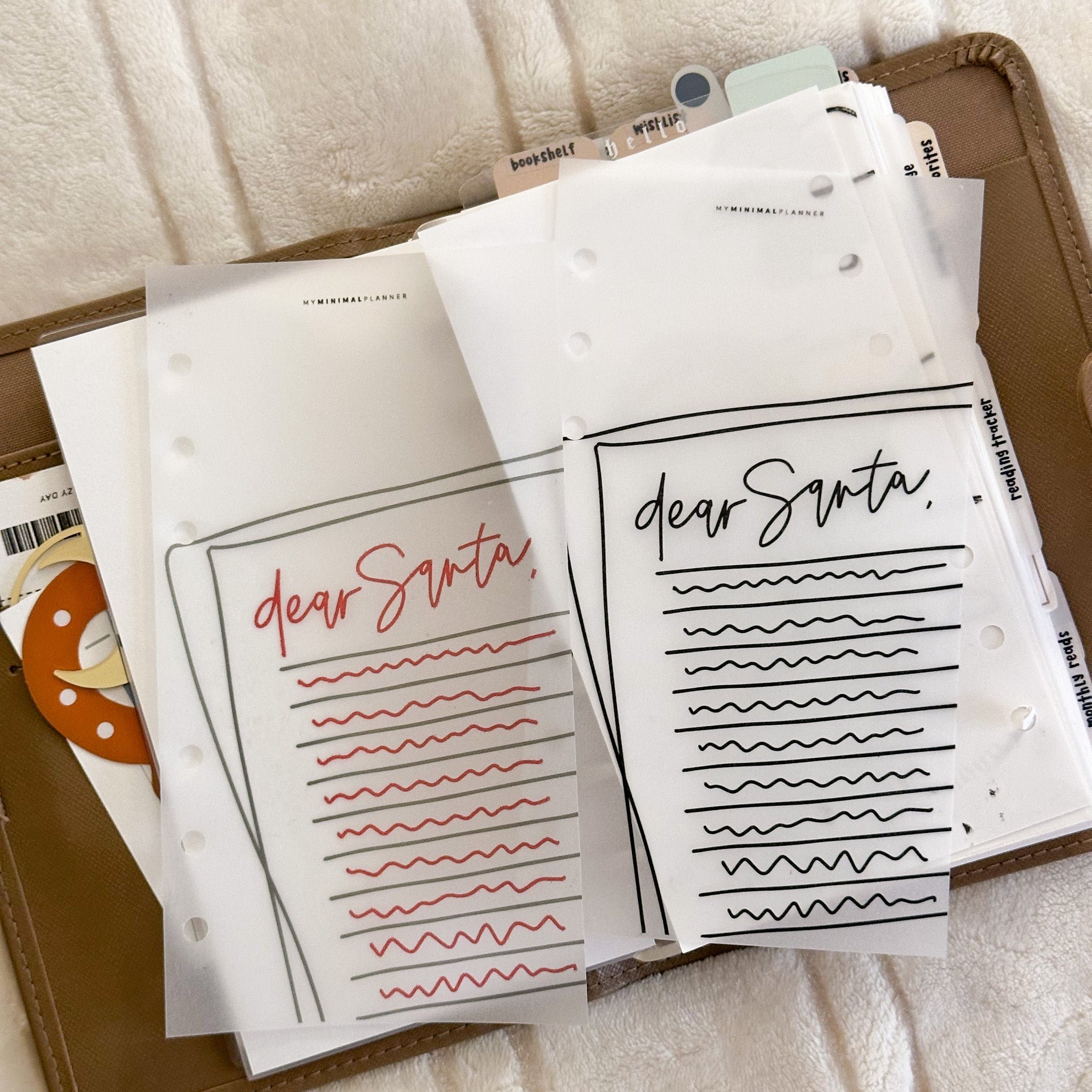 PRD235 - Dear Santa - Printable Dashboard – My Minimal Planner