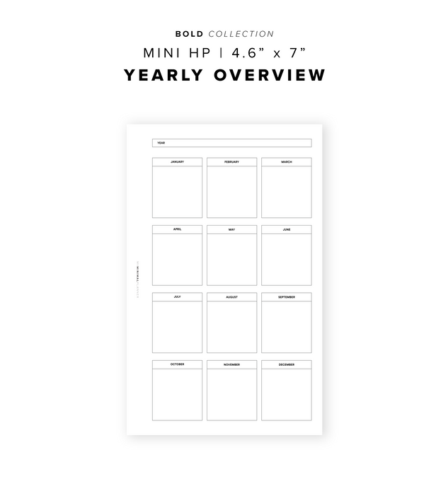 Printable Inserts – My Minimal Planner