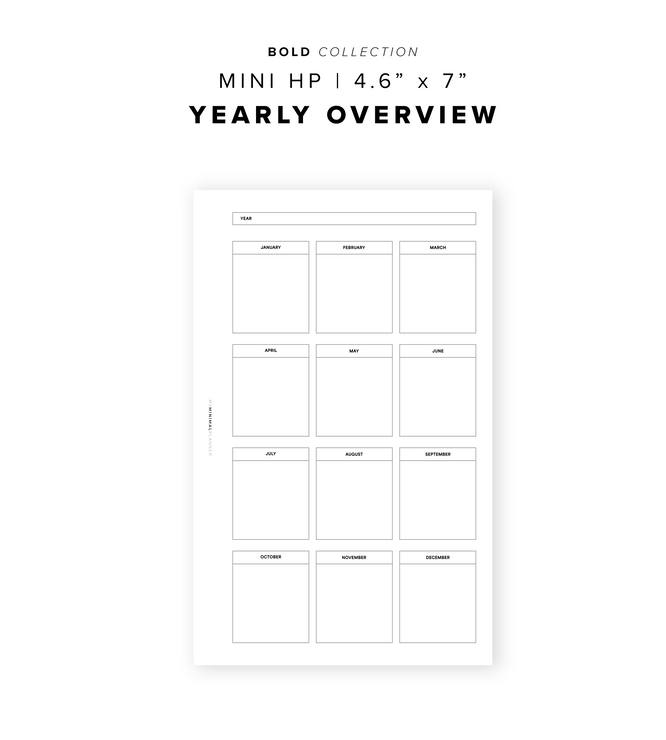 Printable Inserts – My Minimal Planner