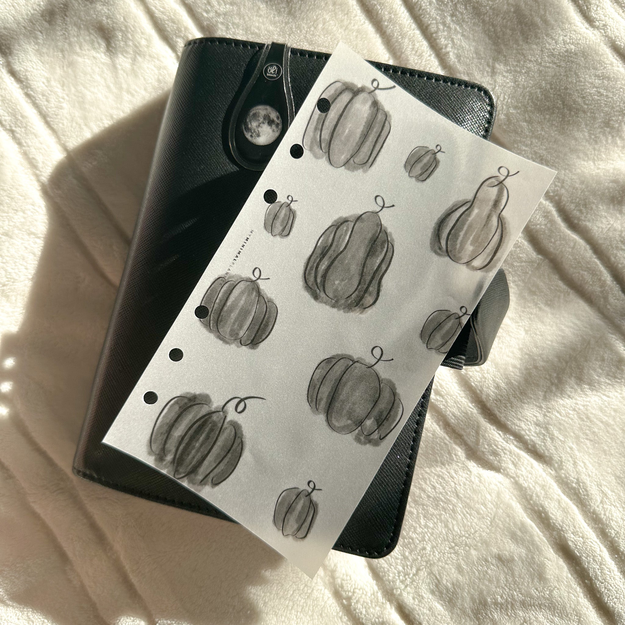 PRD219 - Pumpkin Pattern - Printable Dashboard – My Minimal Planner