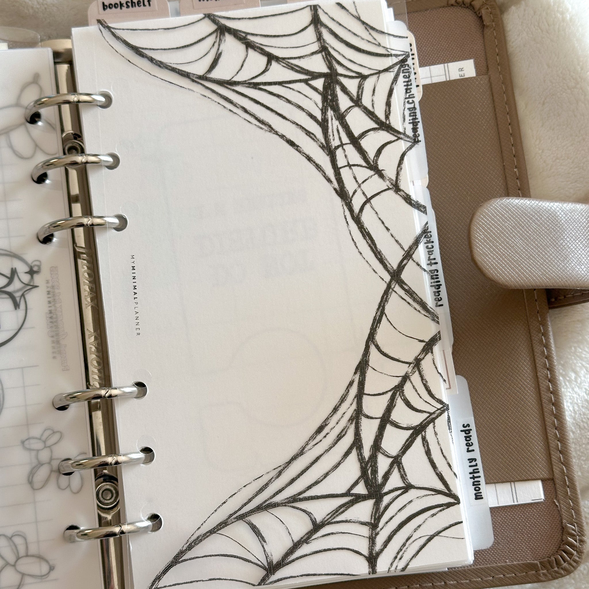 PRD213 - Spider Webs V2 - Printable Dashboard – My Minimal Planner