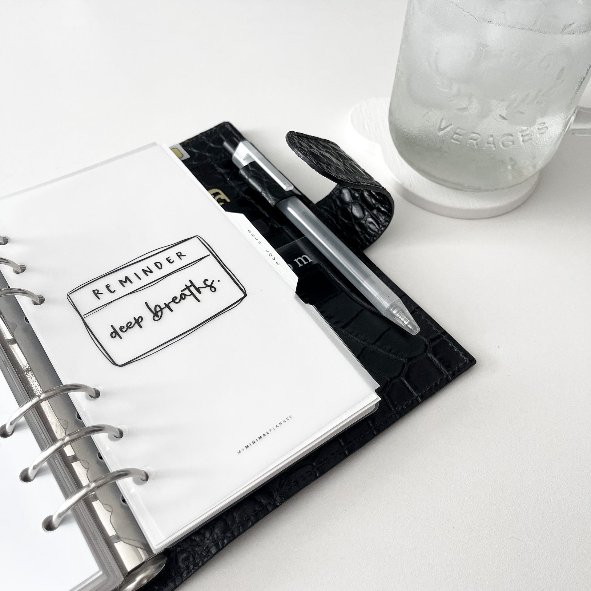 PRD03 - Daily Reminders / Set of 5 - Printable Dashboards – My Minimal ...