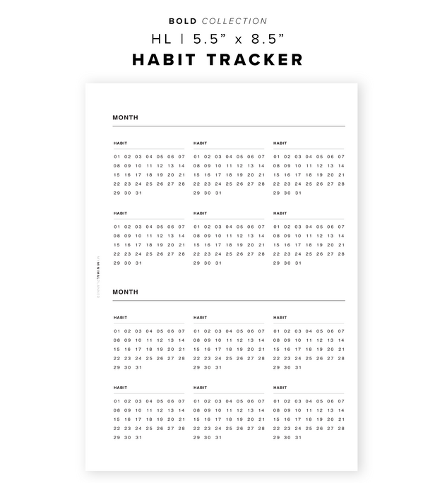 Agenda / Calendar – My Minimal Planner
