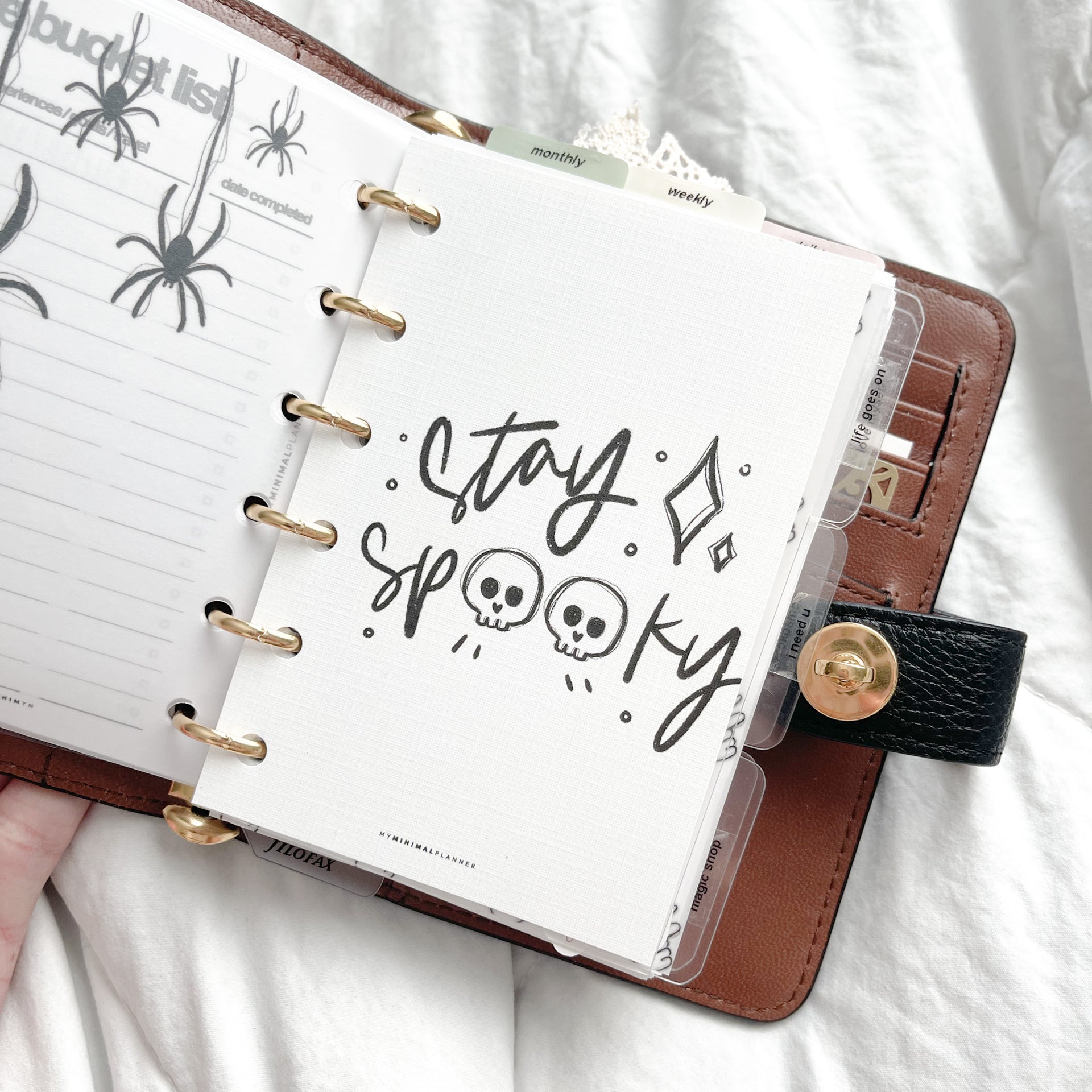 PRD134 - Stay Spooky - Printable Dashboard – My Minimal Planner