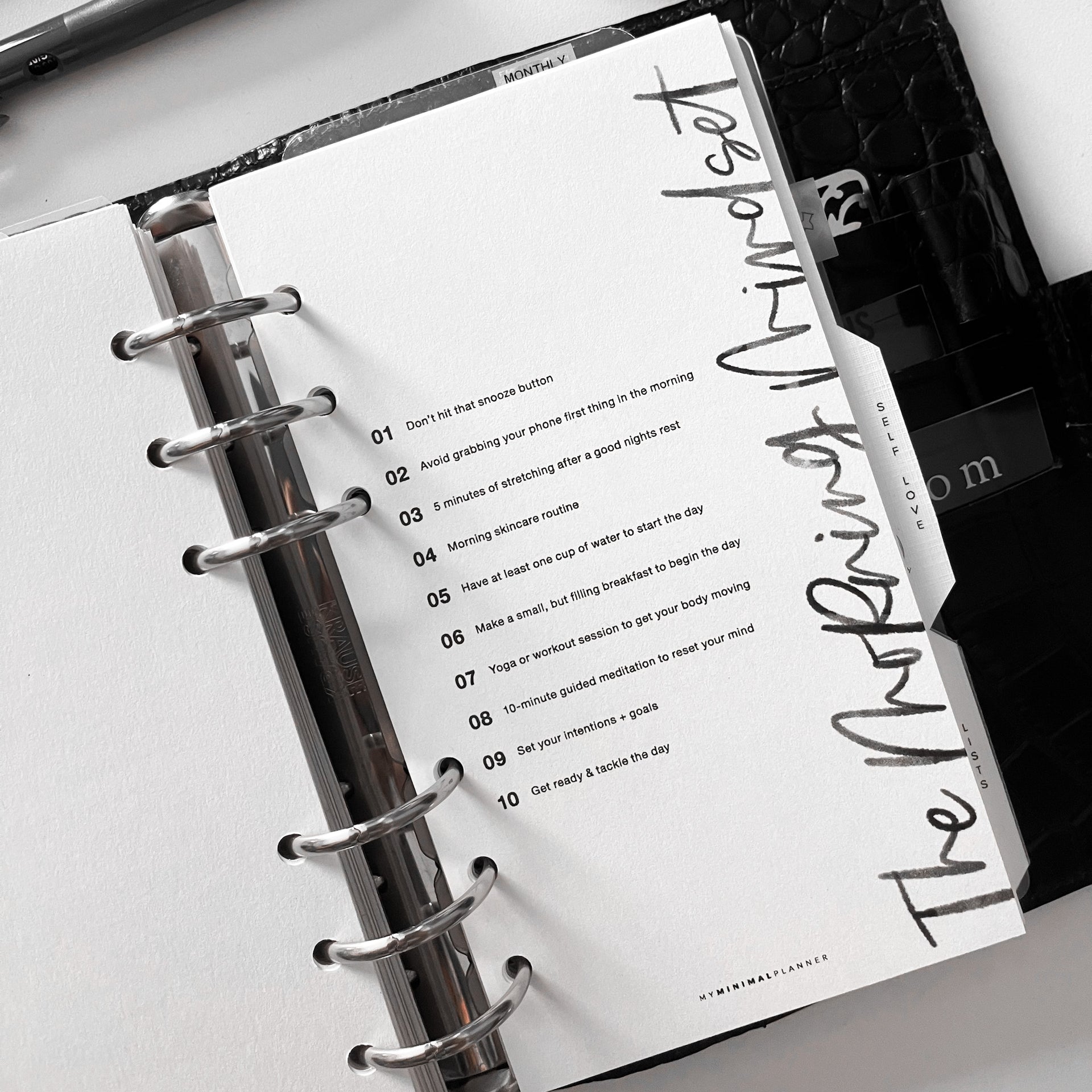 PRD38 - The Morning Mindset Dashboard - Printable Dashboard – My ...