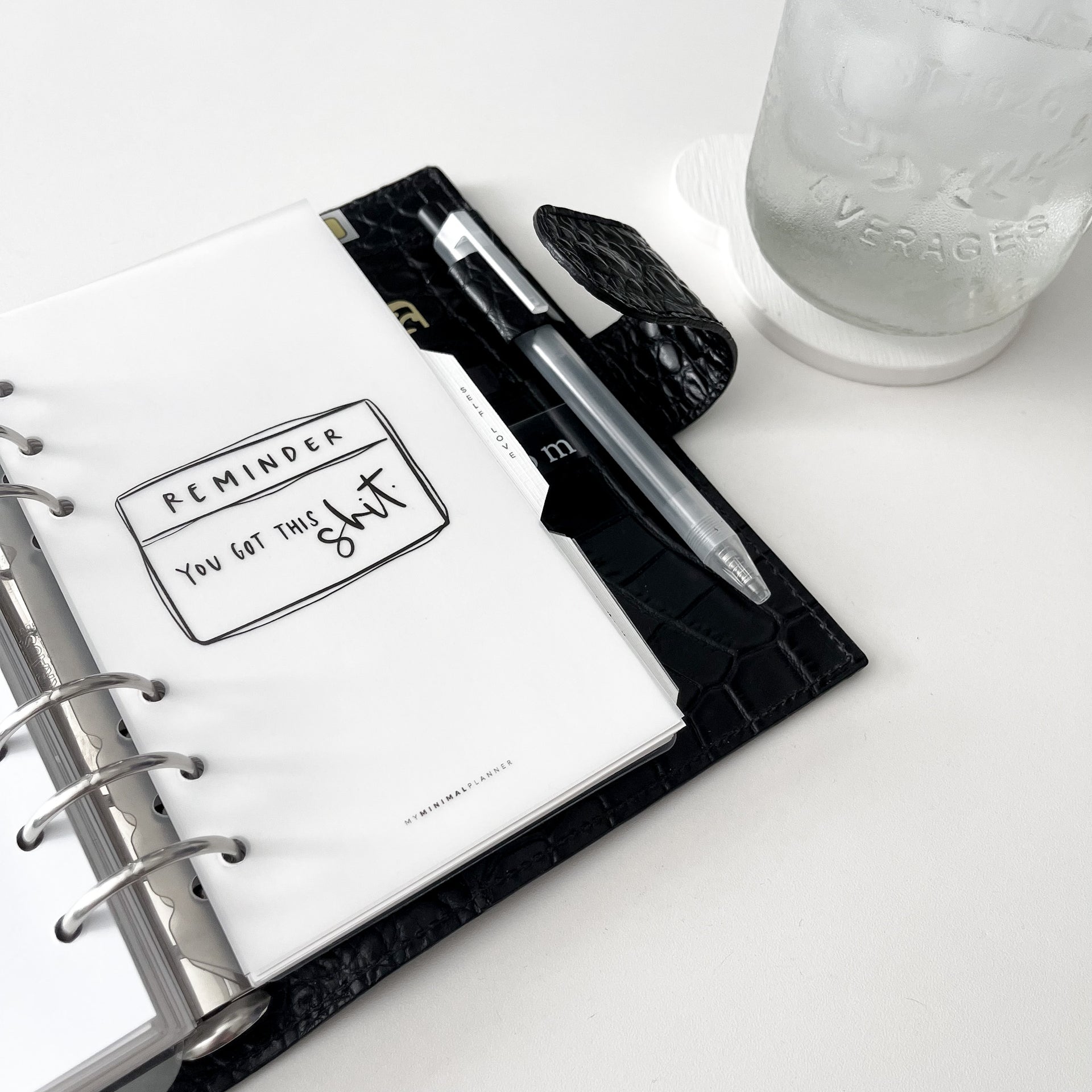 PRD03 - Daily Reminders / Set of 5 - Printable Dashboards – My Minimal ...